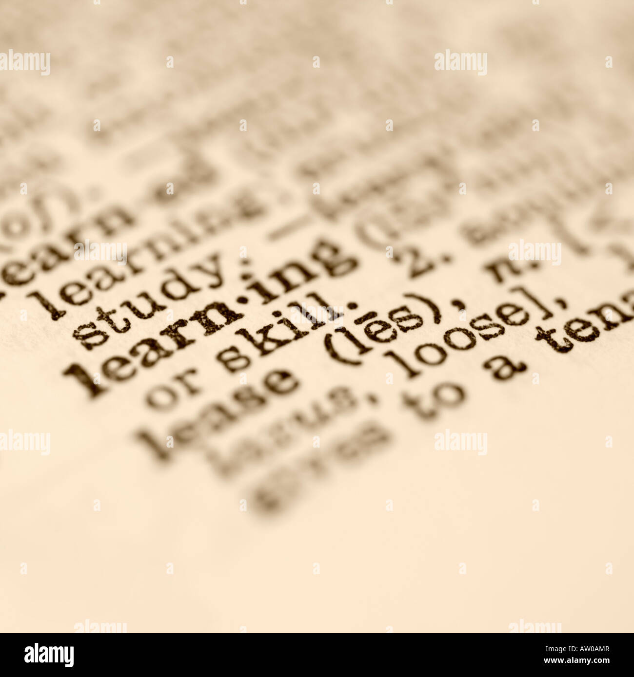 Definition word life in dictionary hi-res stock photography and images ...