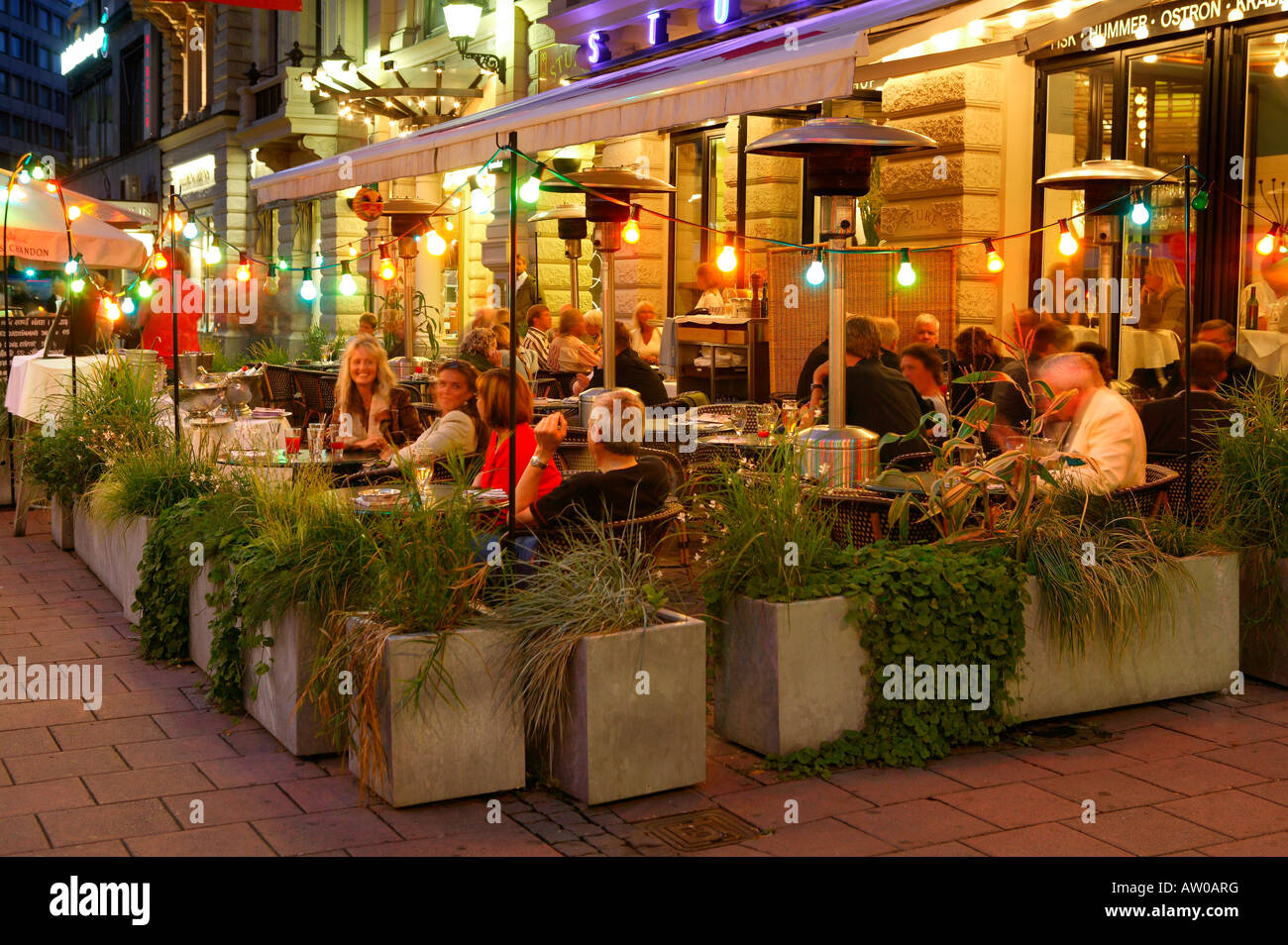 Cafe street scene stockholm hi-res stock photography and images - Alamy