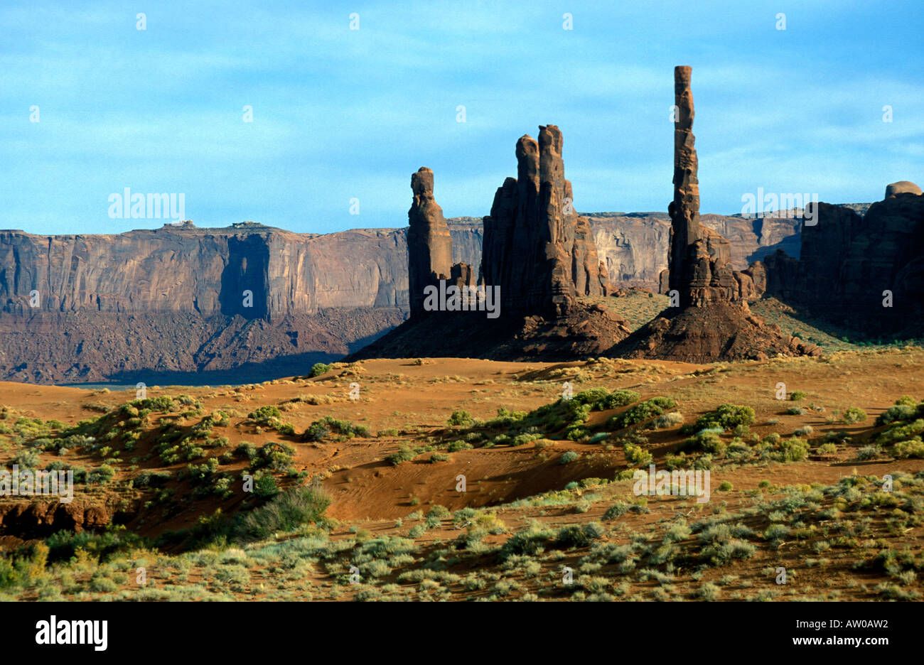 Monument Valley Arizona United States of America North America Stock ...