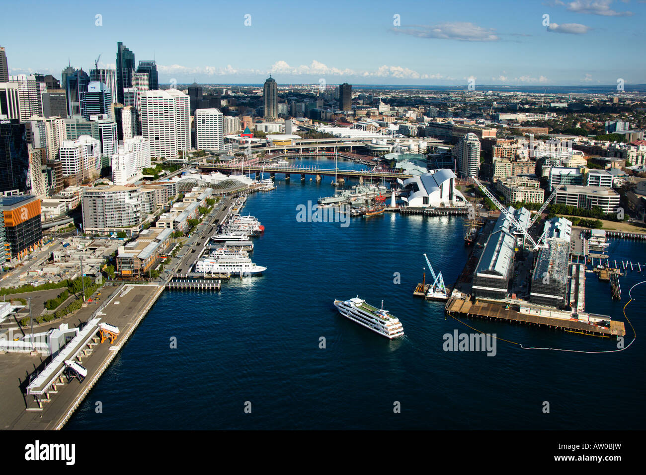 Darling harbor aerial hi-res stock photography and images - Alamy