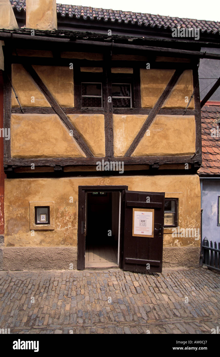 Castle the golden lane Hyrad Czech Republic Europe Stock Photo - Alamy