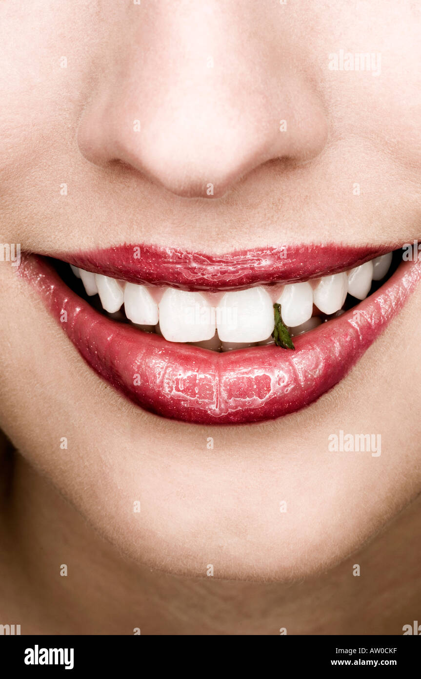 Food stuck in tooth hi-res stock photography and images - Alamy