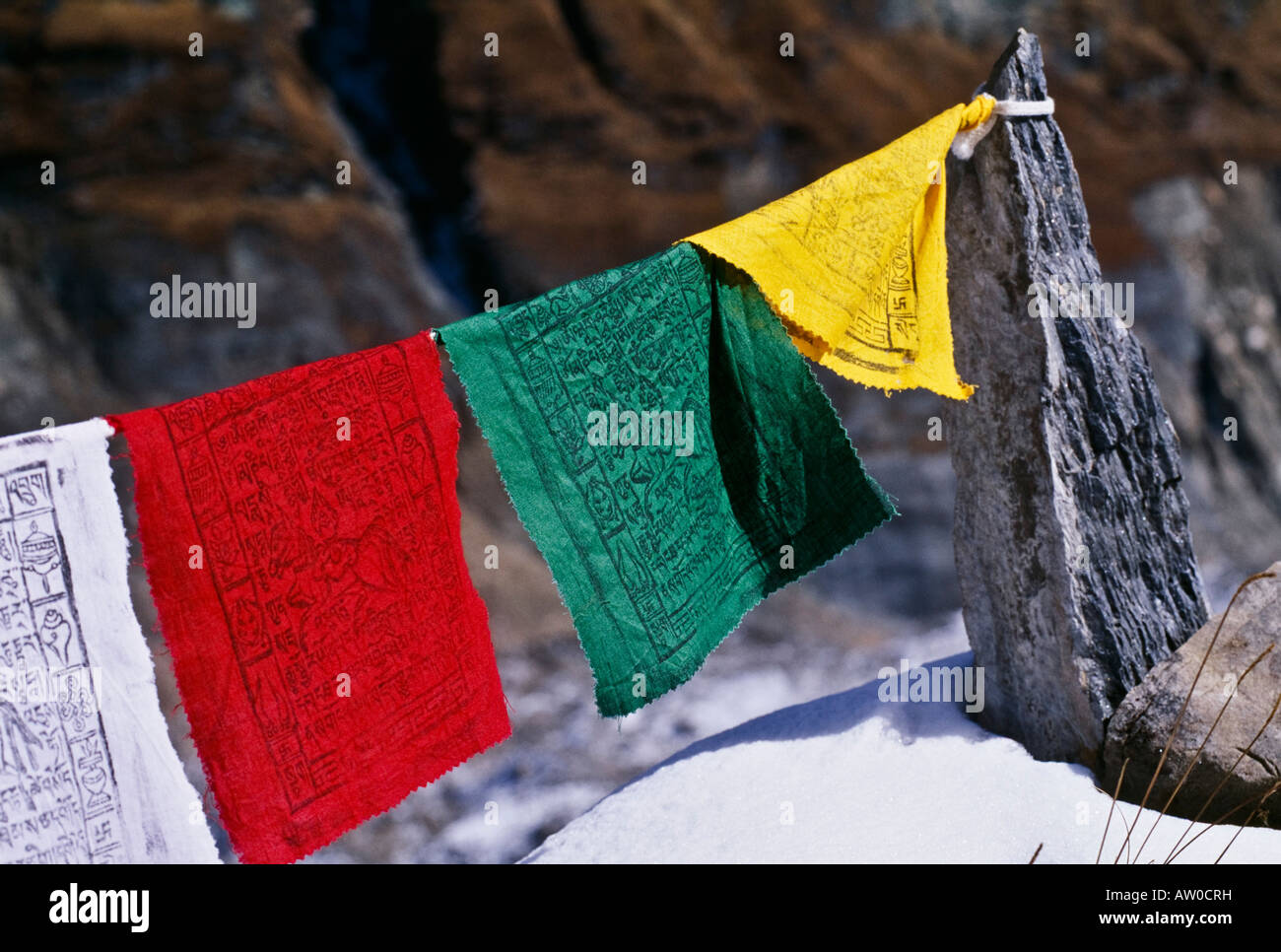 Buddhist_prayer_flags hi-res stock photography and images - Alamy