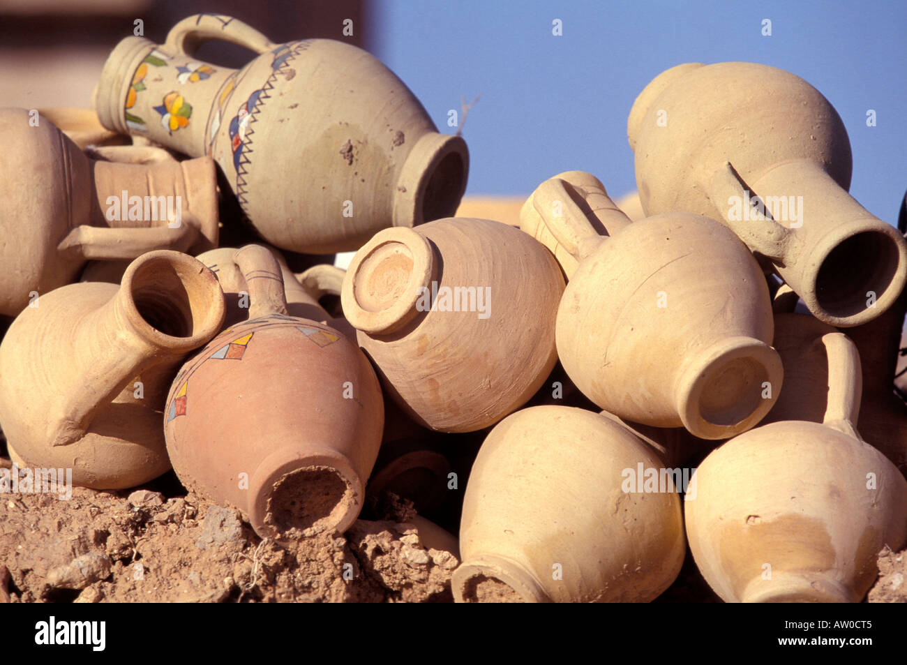 Pots Jerba island Tunisia North Africa Africa Stock Photo - Alamy