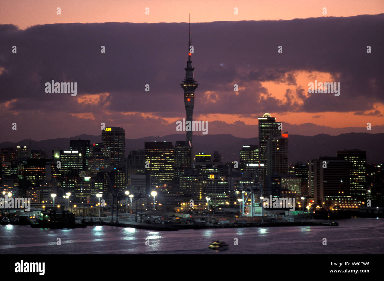 Cityscape Auckland North Island New Zealand Pacific Stock Photo - Alamy