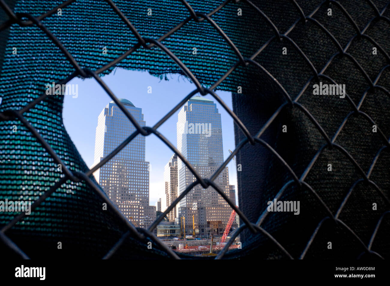 ground zero building site New York City usa Stock Photo - Alamy