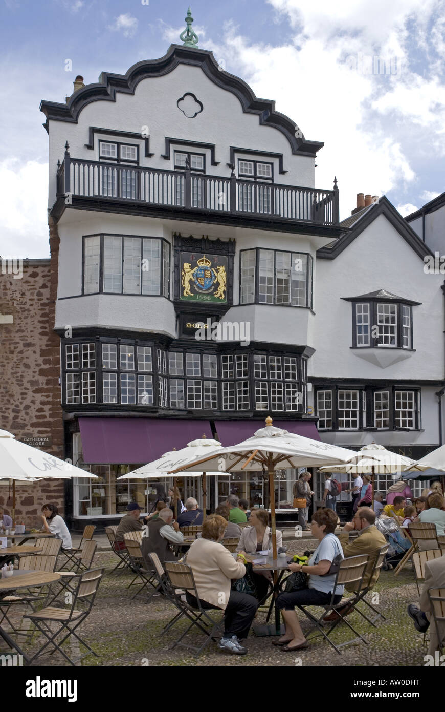 Mol's Coffee House near the northeast corner of Cathedral Close, Exeter ...