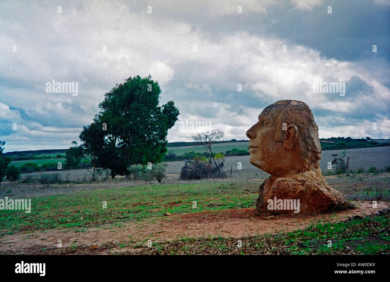 Statue of Prince Leonard, Hutt River Principality, a self-declared ...