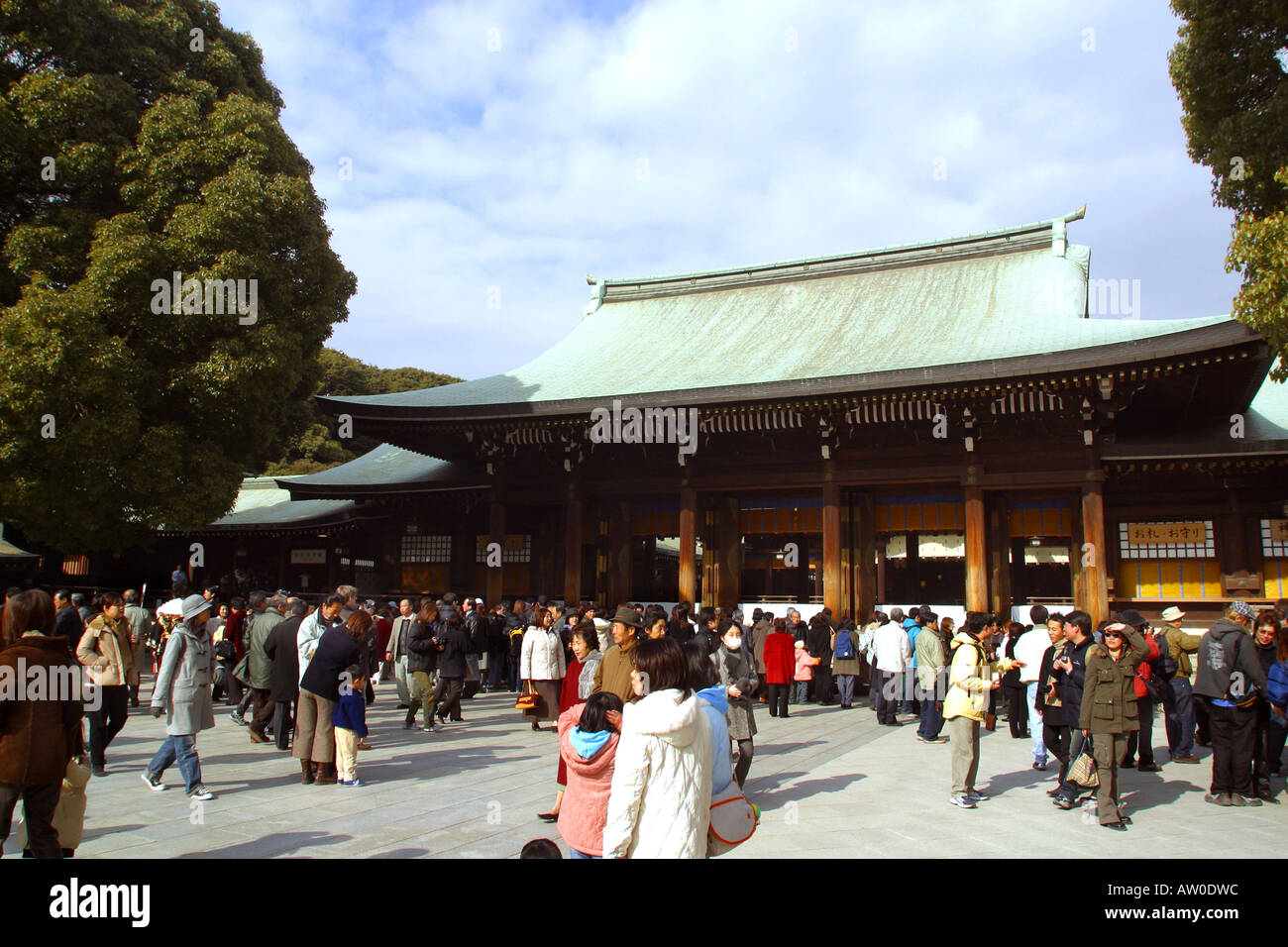 Meiji temple Tokyo Japan Asia Stock Photo - Alamy