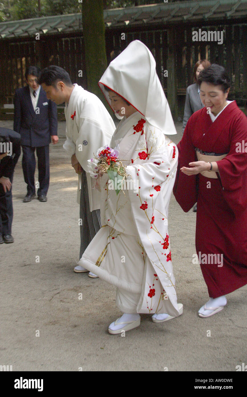 Wedding Meiji temple Tokyo Japan Asia Stock Photo - Alamy