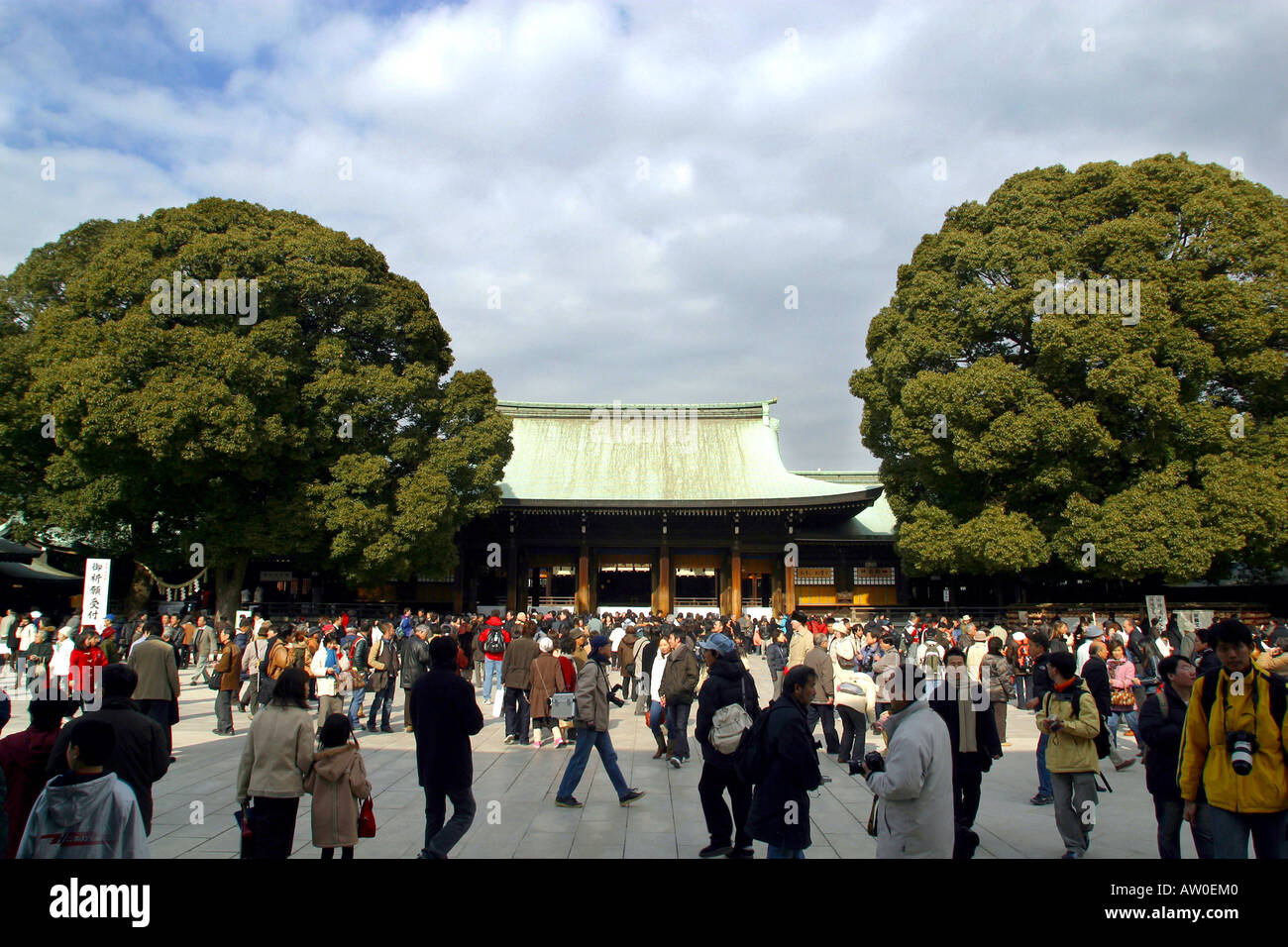 Temple Meiji shrine Tokyo Japan Asia Stock Photo - Alamy