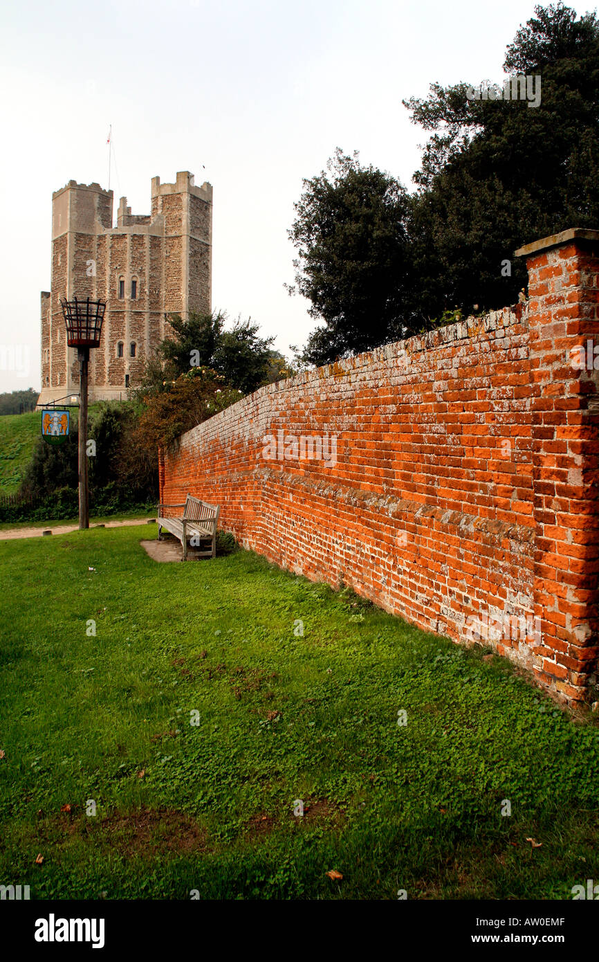The Norman Castle Keep at Orford in Suffolk UK Stock Photo - Alamy
