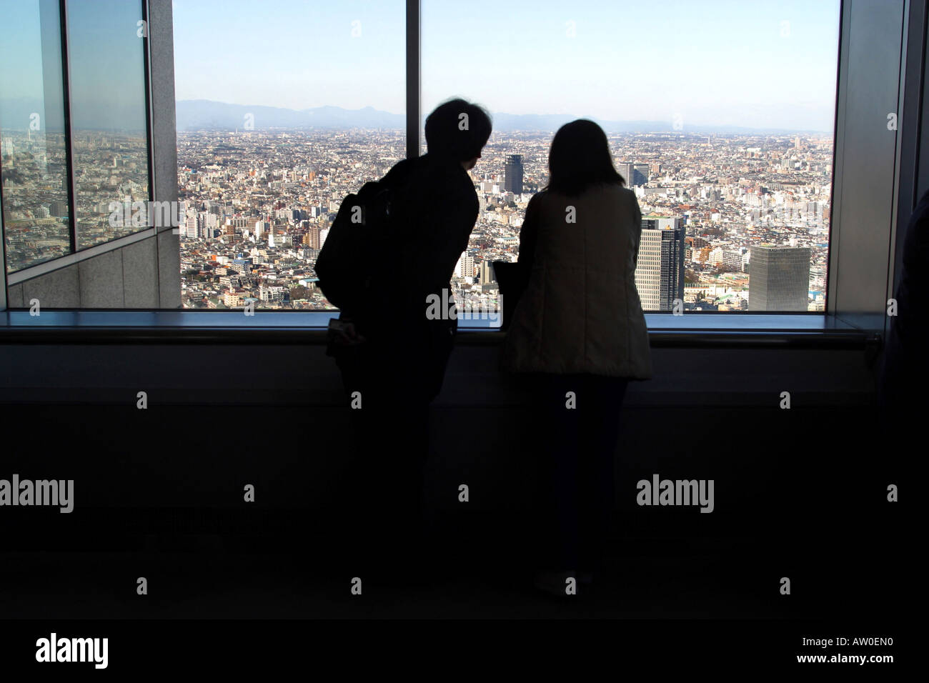 Cityscape from Metropolitan Office Governement Shinjuku district Tokyo ...