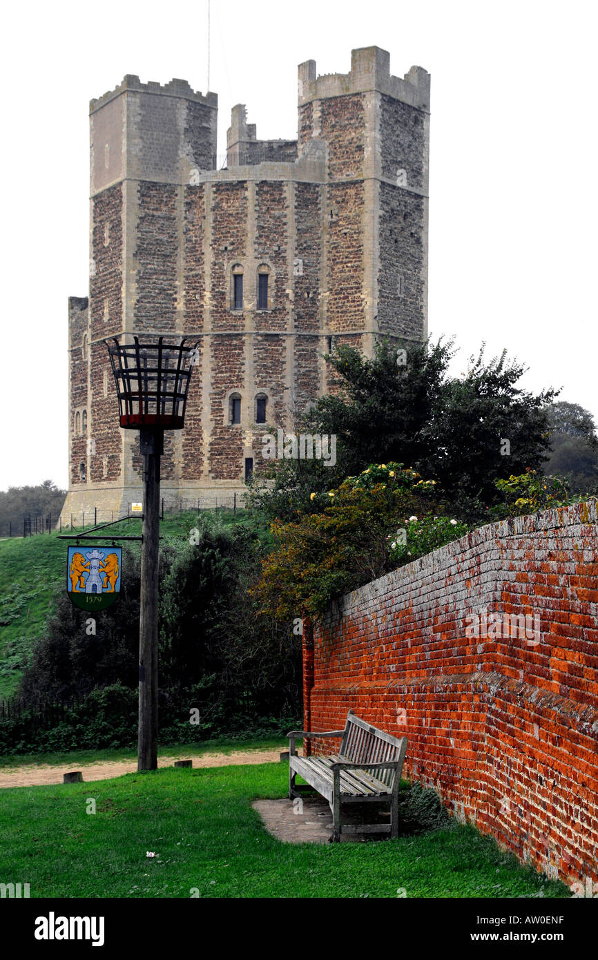 The Norman Castle Keep at Orford in Suffolk UK Stock Photo - Alamy