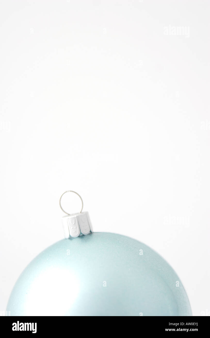 turquoise christmas bauble Stock Photo - Alamy