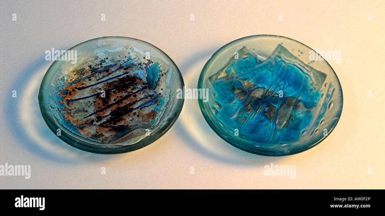 Slumped Kiln Formed Glass Stock Photo - Alamy