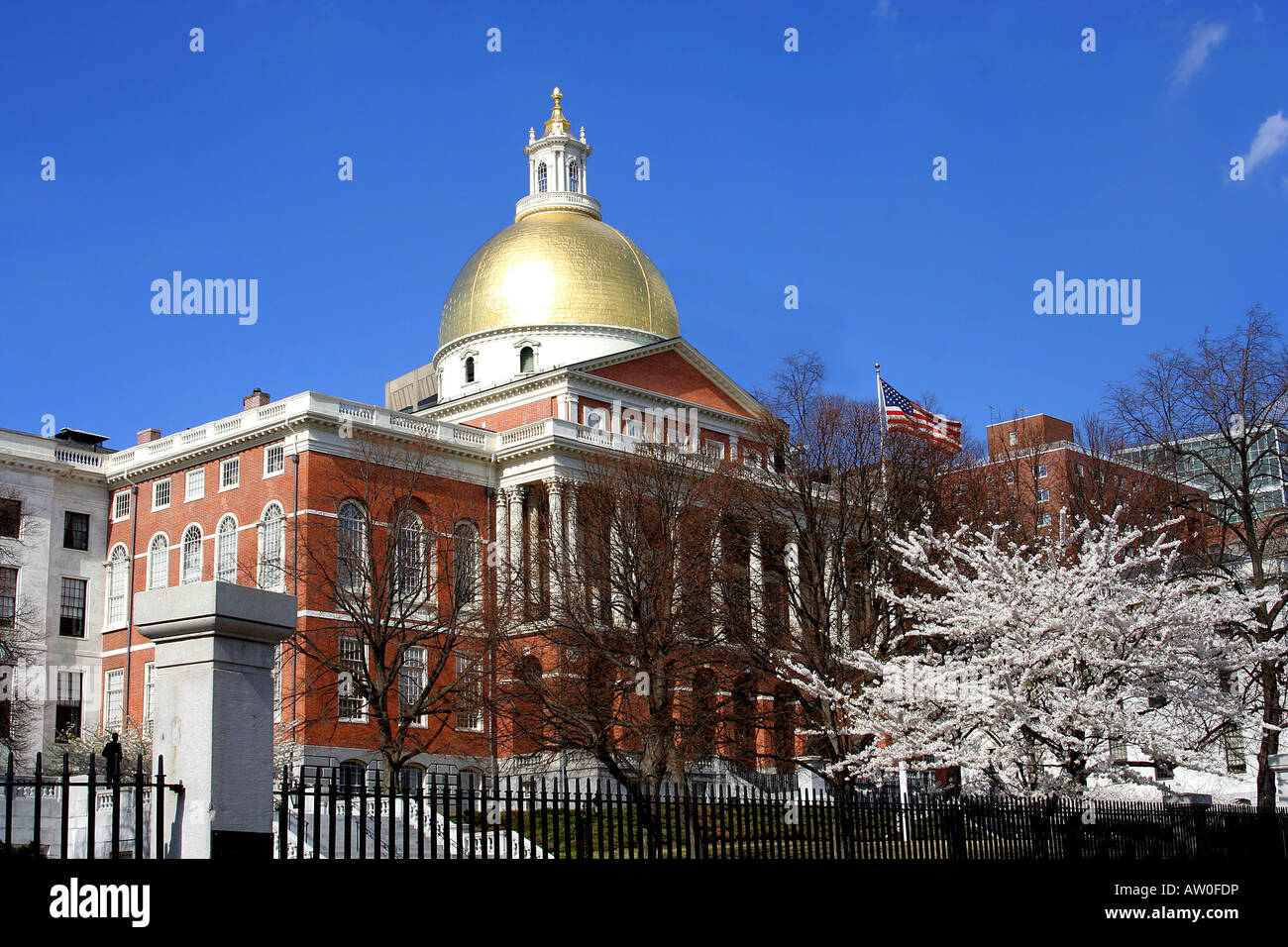 Massachusetts State House in Boston Massachusetts Stock Photo - Alamy