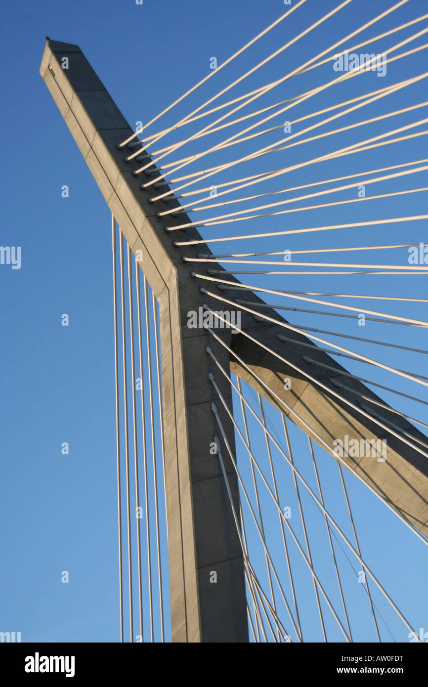 The Zakim Bridge a distinctive Boston icon Stock Photo - Alamy