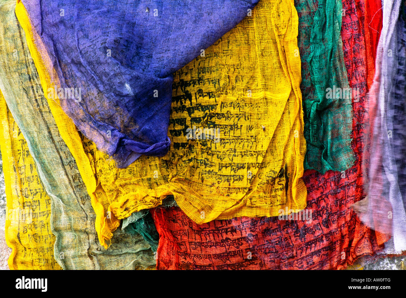 Buddhistprayerflag hi-res stock photography and images - Alamy