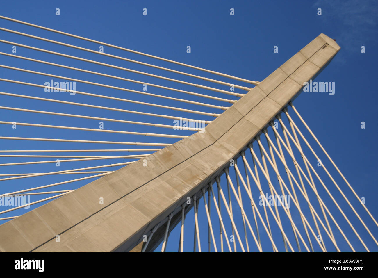 The Zakim Bridge a distinctive Boston icon Stock Photo - Alamy