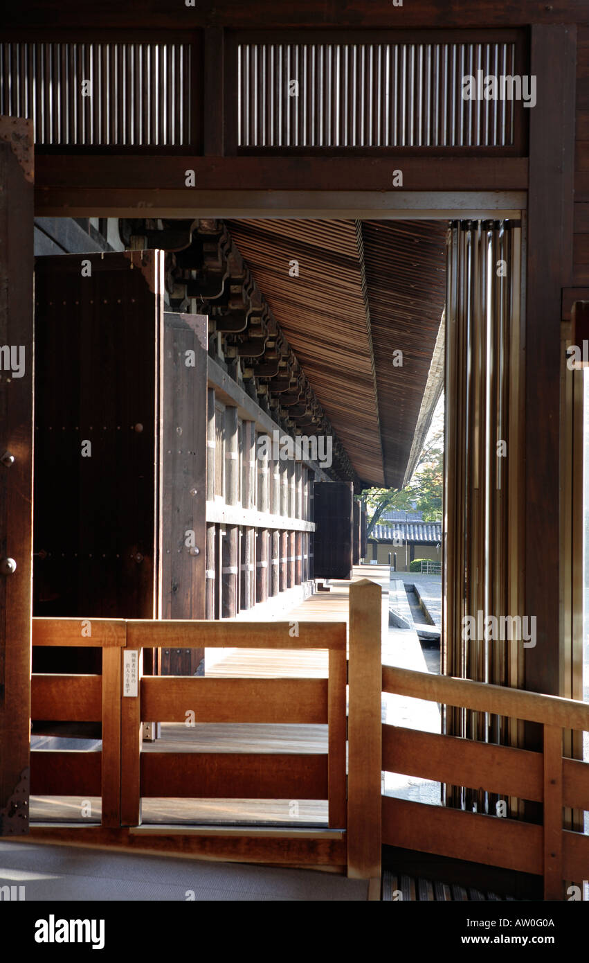Famous arrow-shooting gallery at Sanjusangendo Temple Kyoto Stock Photo ...