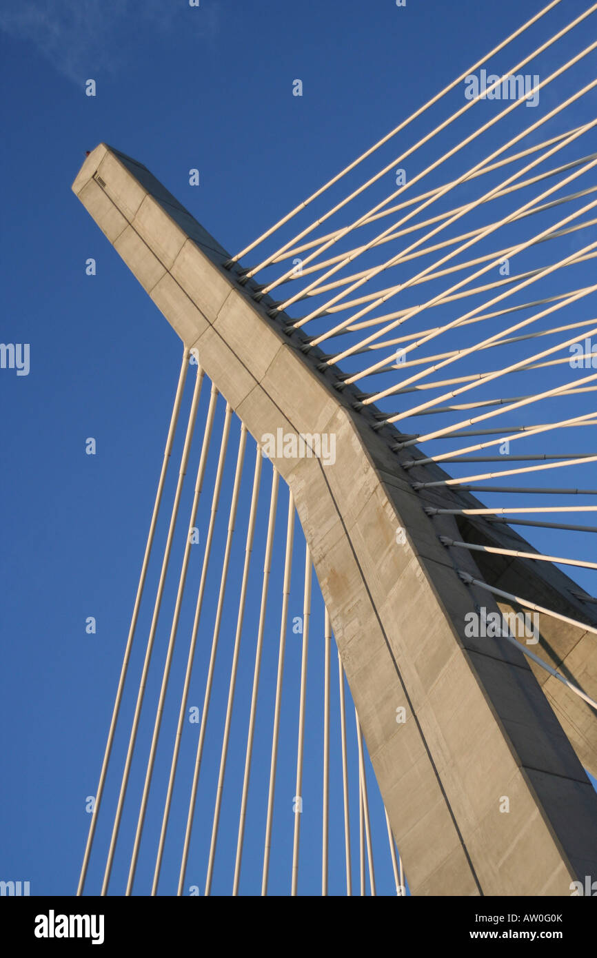 The Zakim Bridge a distinctive Boston icon Stock Photo - Alamy