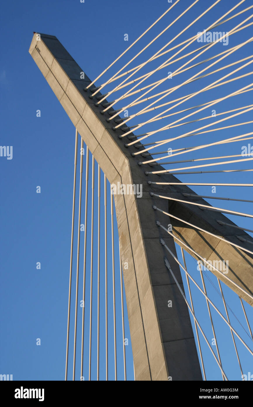 The Zakim Bridge a distinctive Boston icon Stock Photo - Alamy