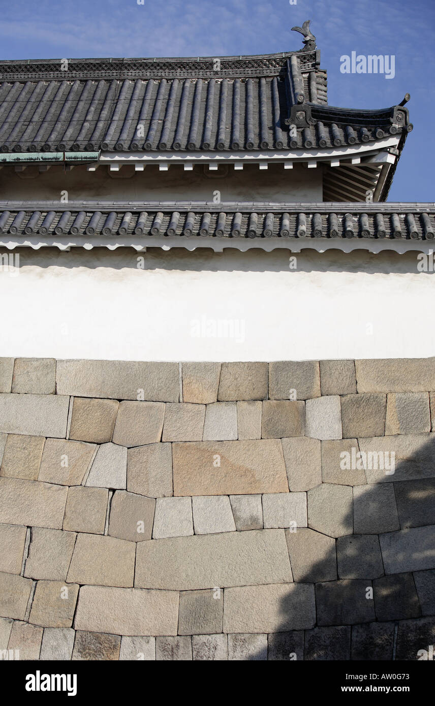 Immense walls of Nijo Castle Kyoto Stock Photo - Alamy