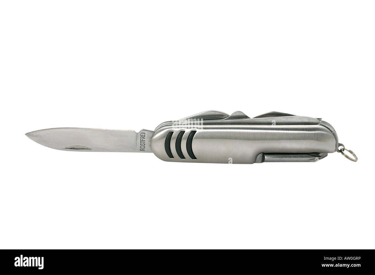 Pocket knife sharp tool blade corkscrew DIY metal steel plastic chrome ...