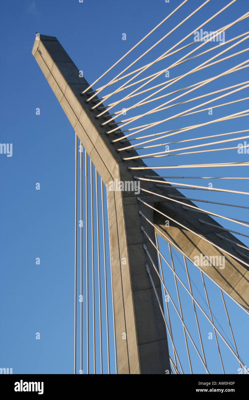 The Zakim Bridge a distinctive Boston icon Stock Photo - Alamy