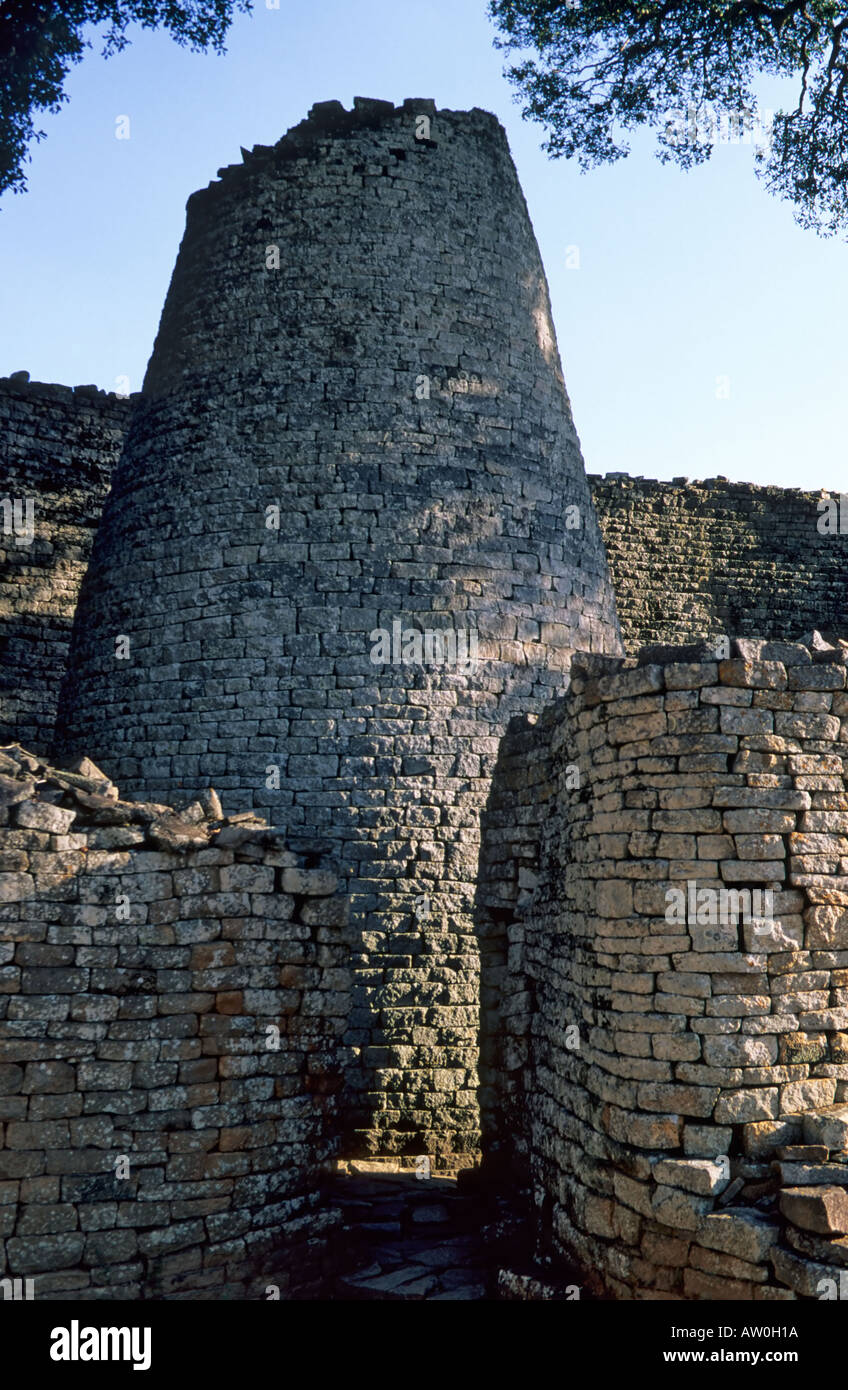Great Enclosure, Great Zimbabwe, Zimbabwe Stock Photo - Alamy