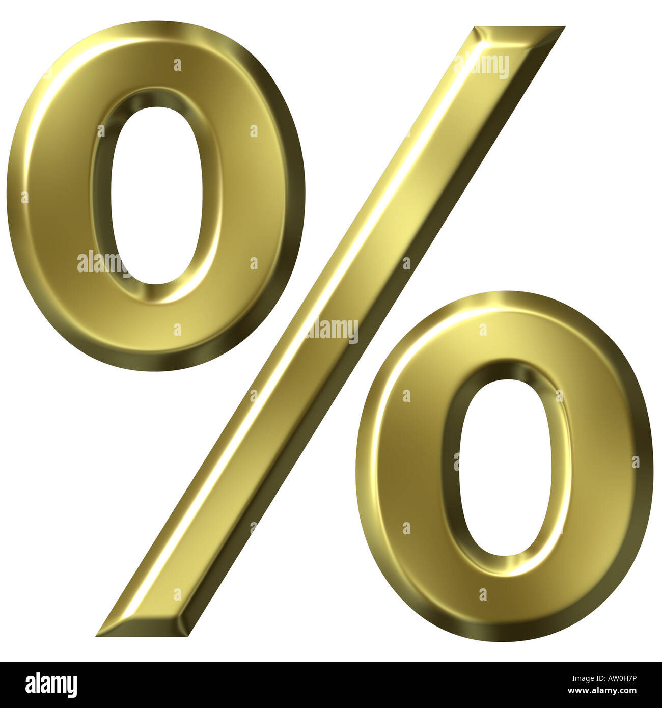 3d percentage sign hi-res stock photography and images - Alamy