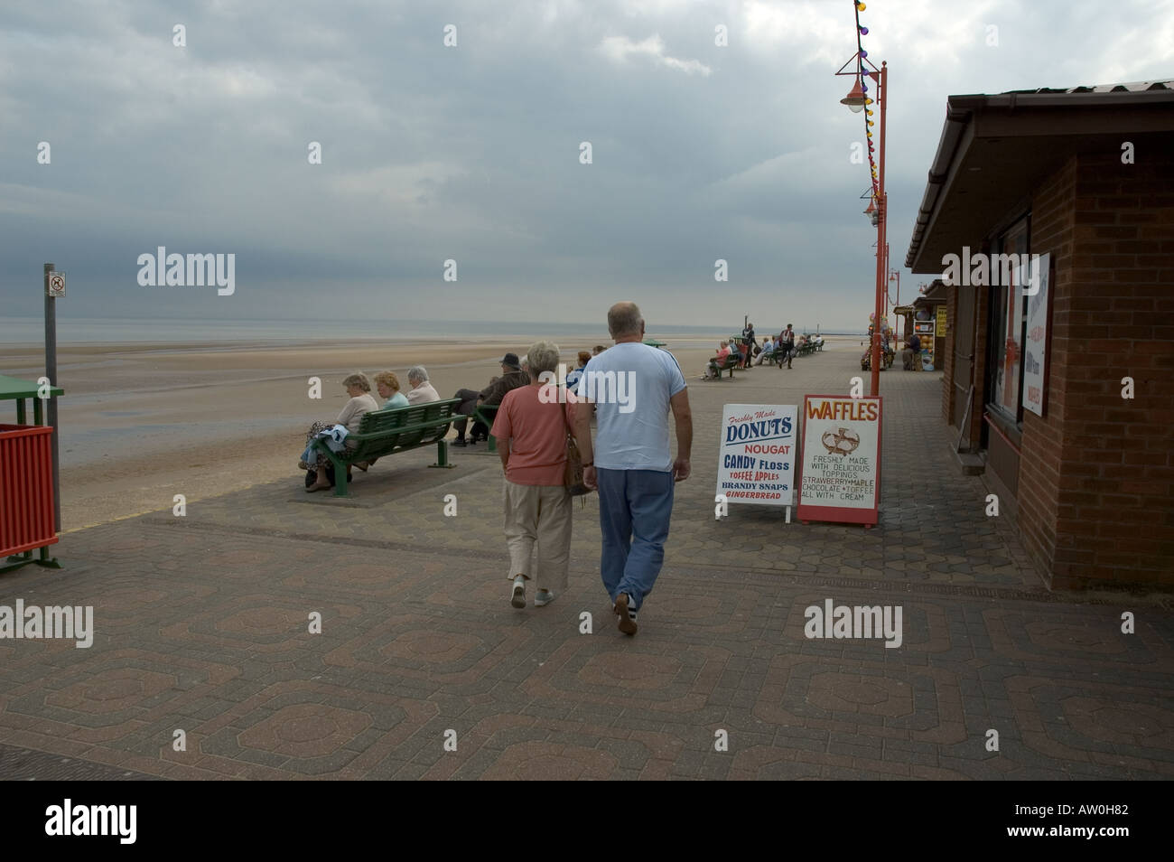 Promenade at Mablethorpe Lincolnshire England UK Stock Photo - Alamy