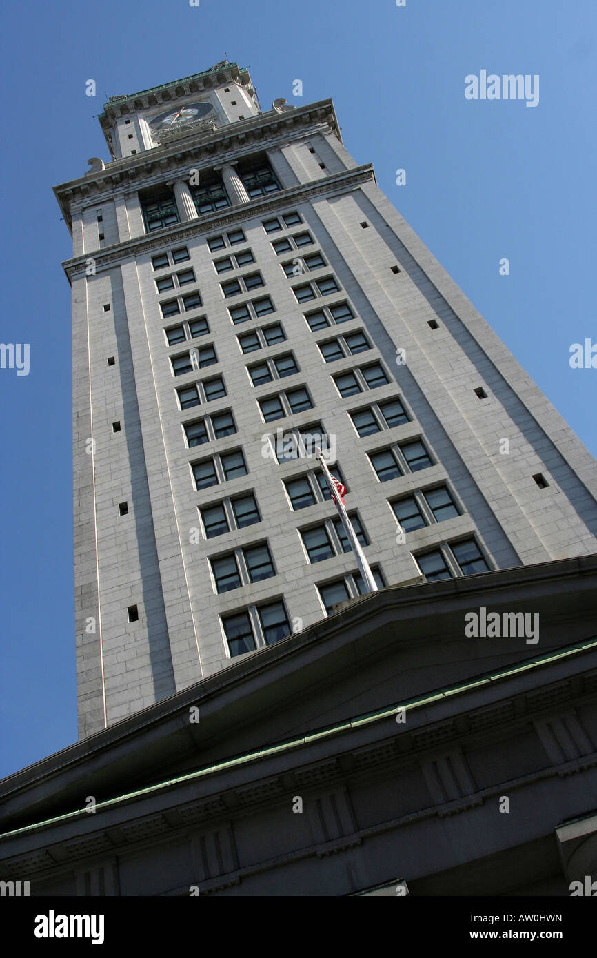 Custom House Tower in Boston Massachusetts Stock Photo - Alamy