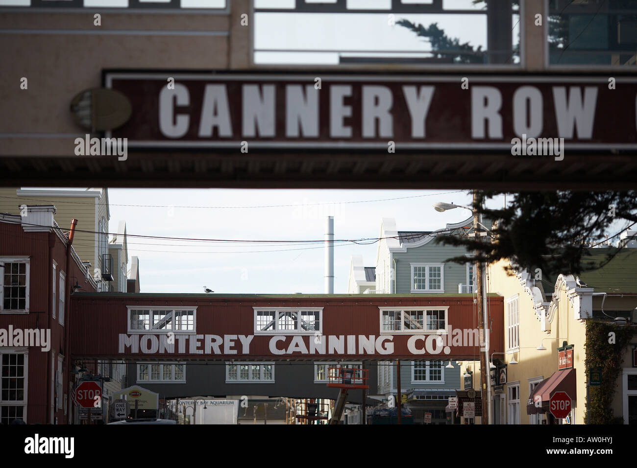 Row of old highway signs hi-res stock photography and images - Alamy