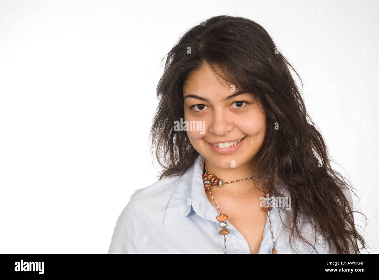 Happy Arabic woman smiling Stock Photo - Alamy