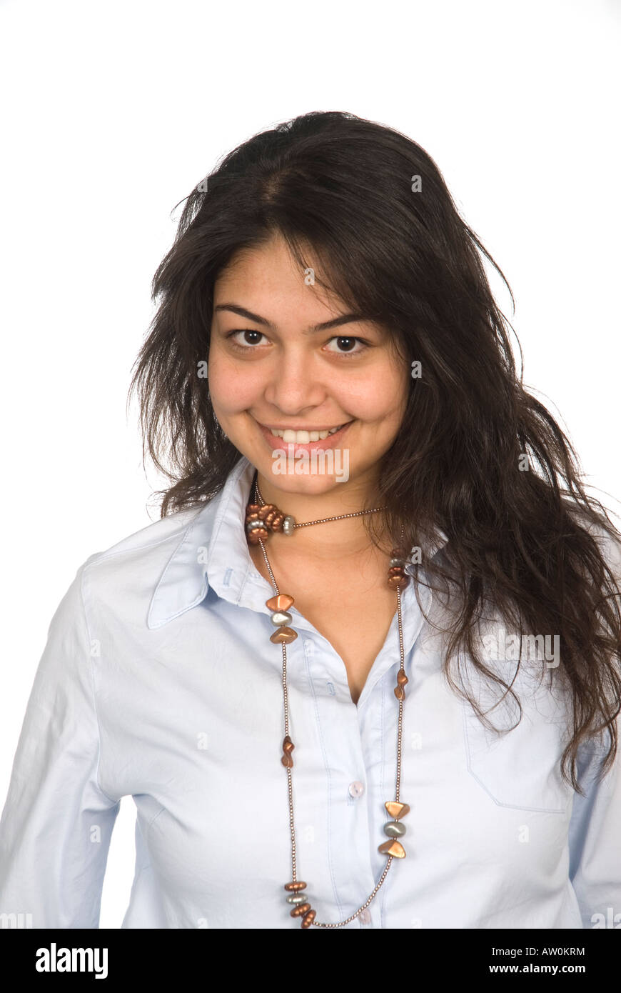 Beautiful Asian teenage girl smiling Stock Photo - Alamy