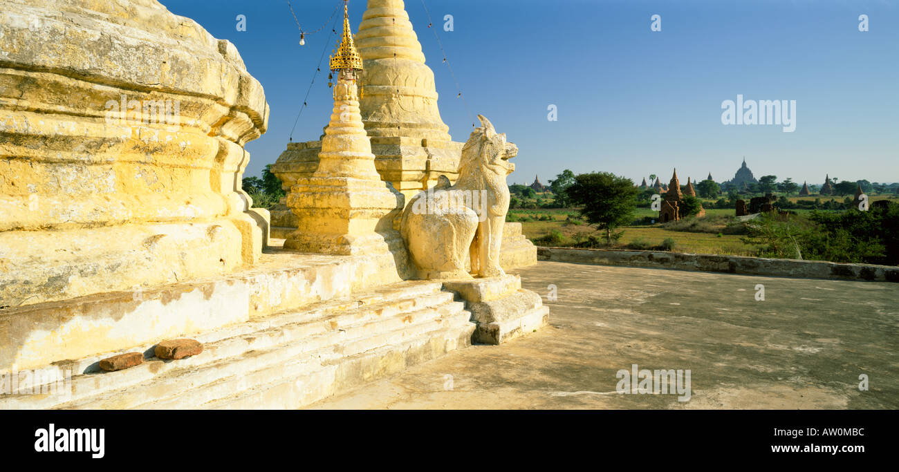 Ancient temples and pagodas, Bagan (Pagan), Myanmar (Burma), Asia Stock ...
