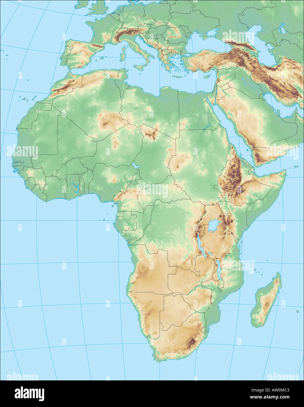Africa Map Geography