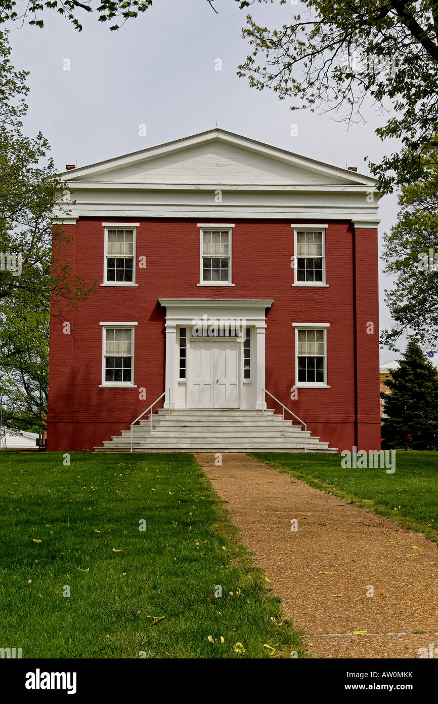 Historic Mt. Pulaski, Illinois courthouse where Abraham Lincoln ...