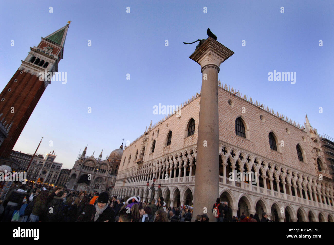 Saint Marks square in Venice Italy Stock Photo - Alamy
