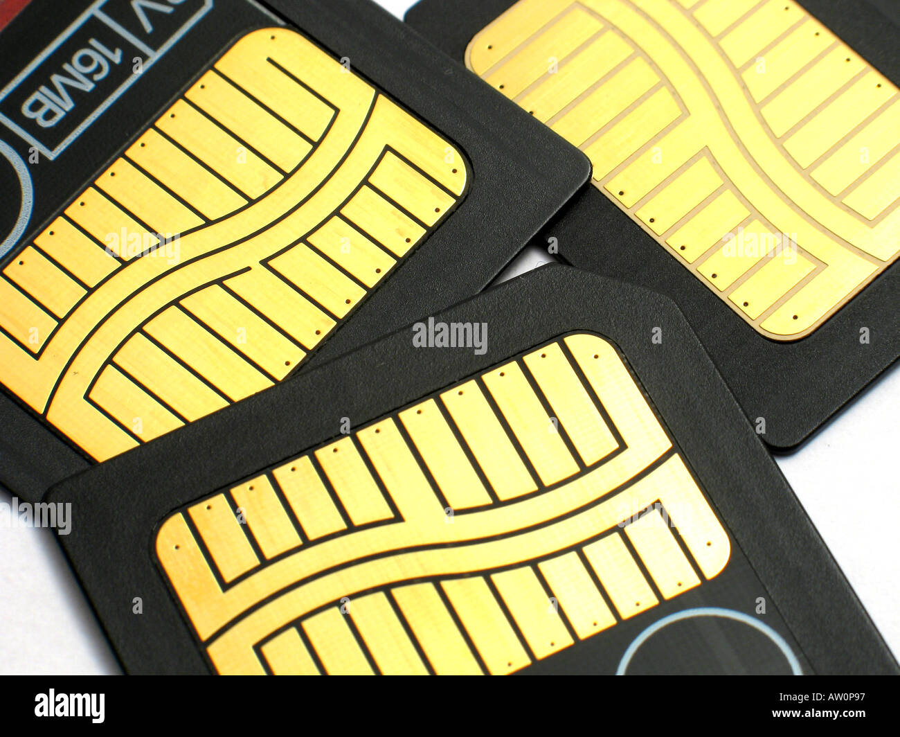Detail of Golden Surface Computer Memory Cards Stock Photo - Alamy