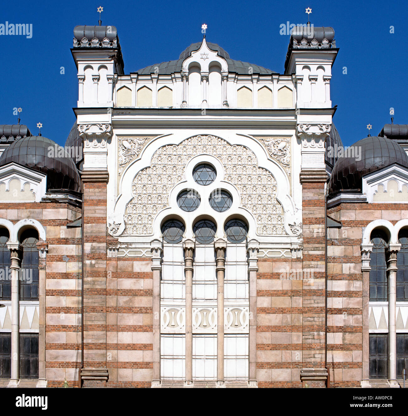 Central Synagogue In Sofia The Capital Of Bulgaria Stock Photo - Alamy