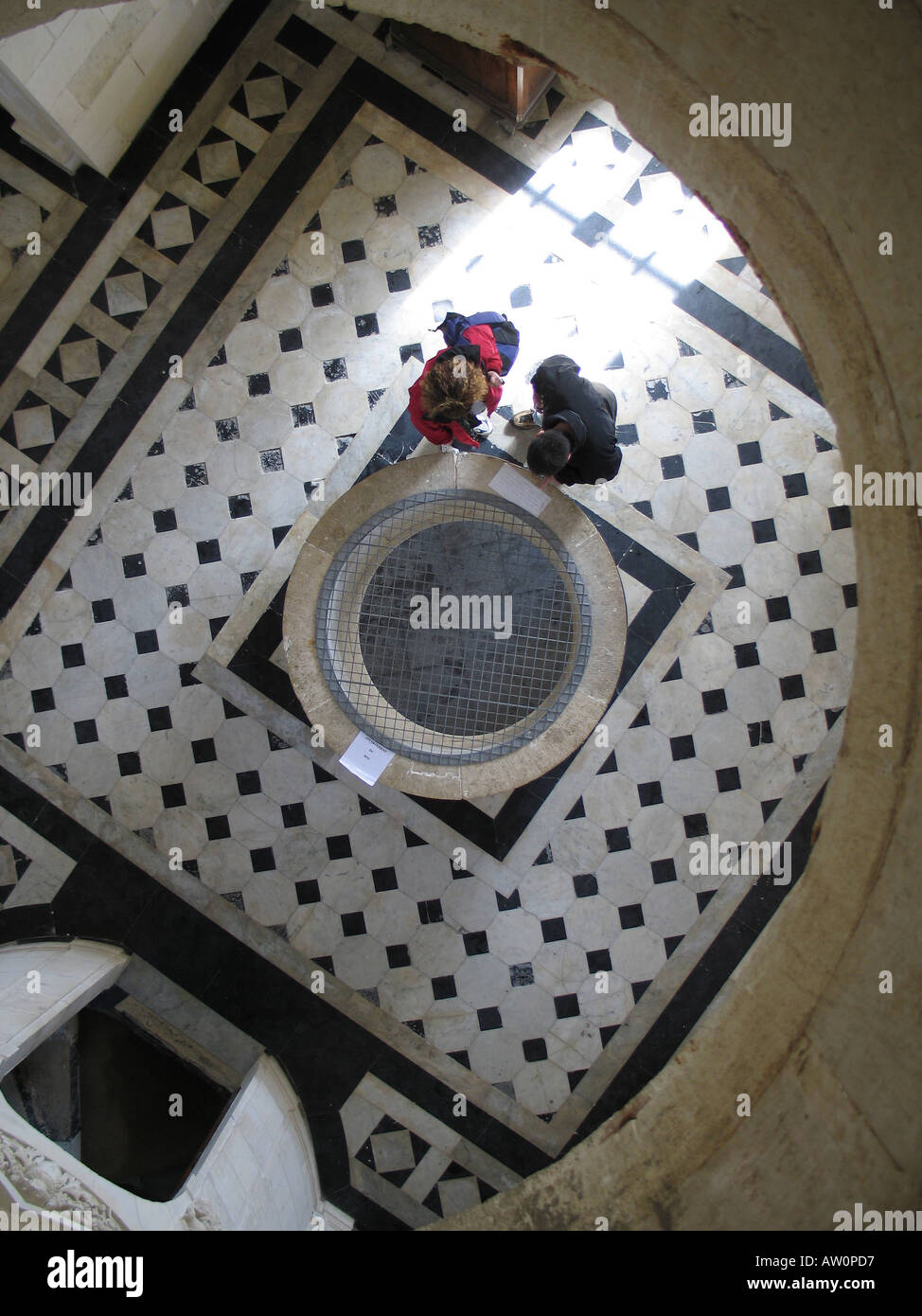 Vertical View Down Inside Historic Lighthouse Phare de Cordouan France ...