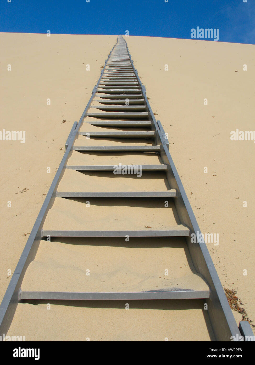 Staircase Way Up To Infinity Sky Stock Photo - Alamy