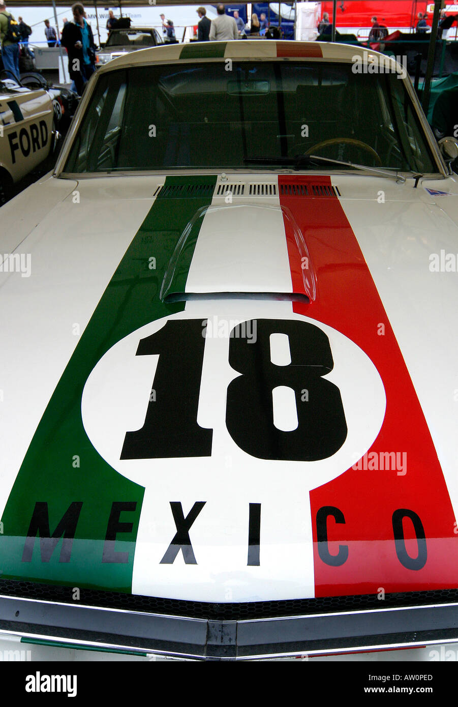 18 race number. Goodwood Festival of Speed, Sussex, UK Stock Photo - Alamy