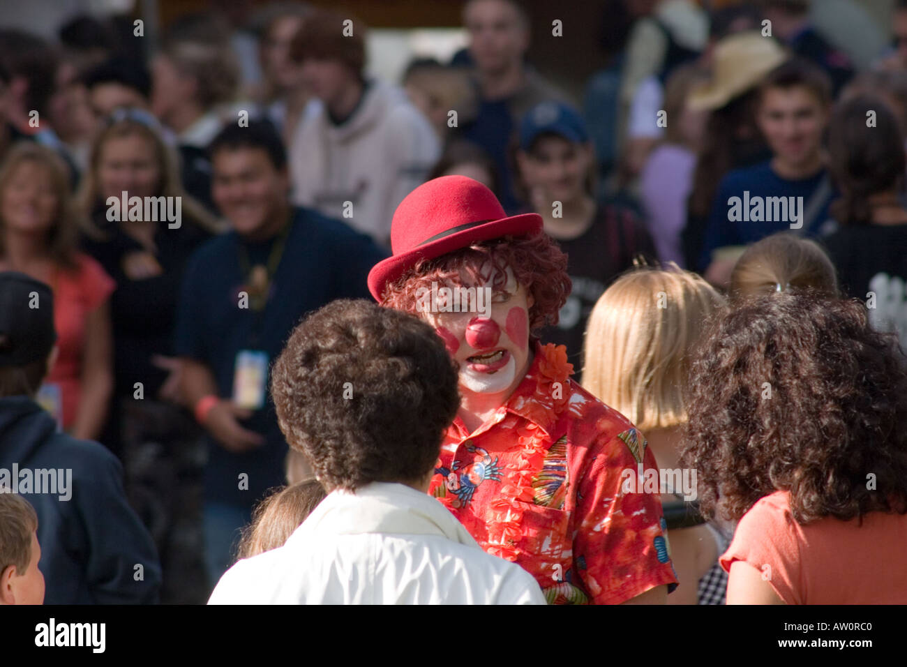 Red nosed clown hi-res stock photography and images - Alamy