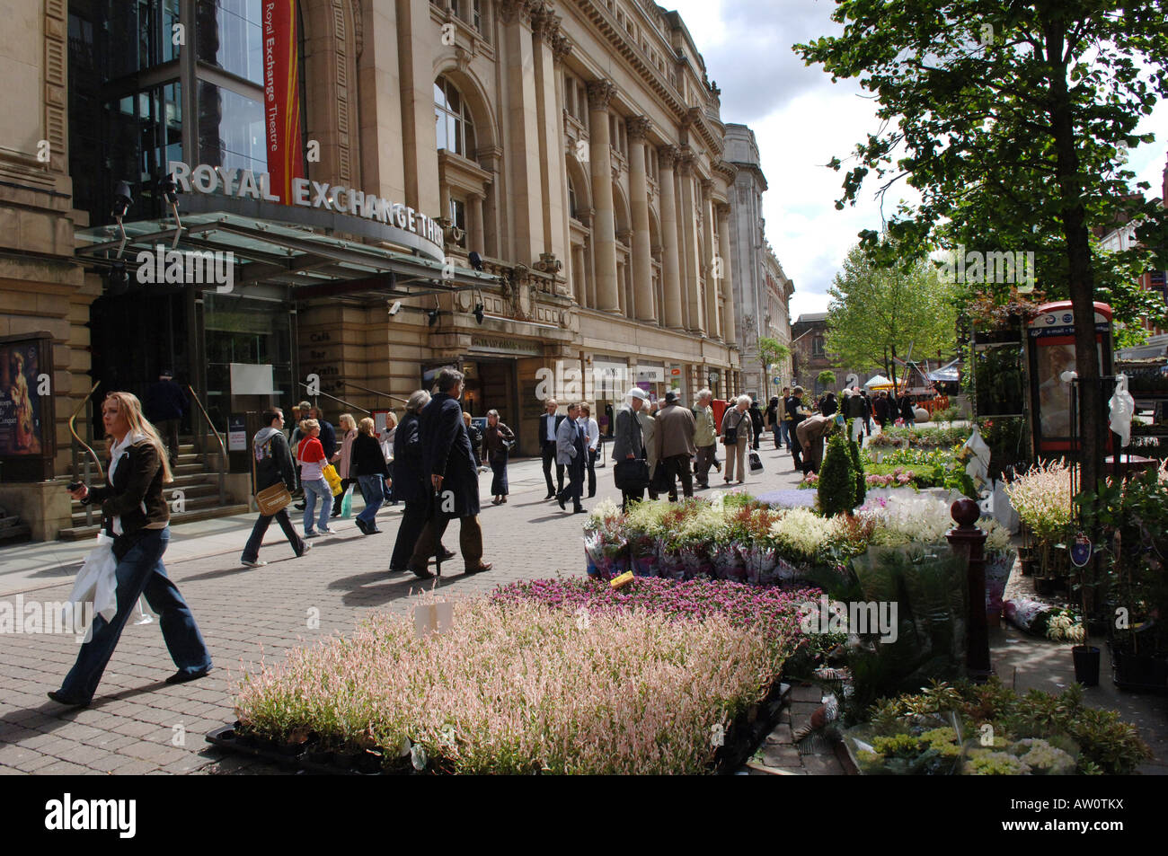 Photograph by Howard Barlow MANCHESTER St Annes Square Gardeners Market ...