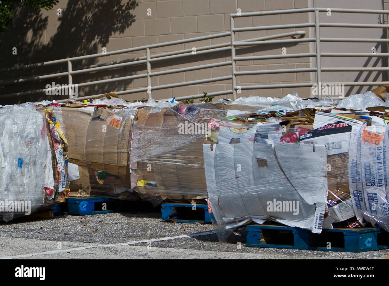 Bundles of Trash Stock Photo - Alamy