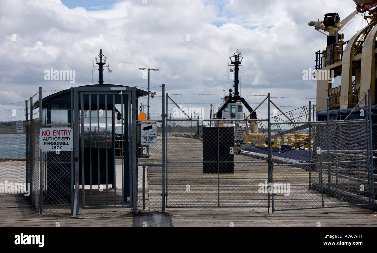Port facility at Stoney Point Victoria Australia Stock Photo - Alamy
